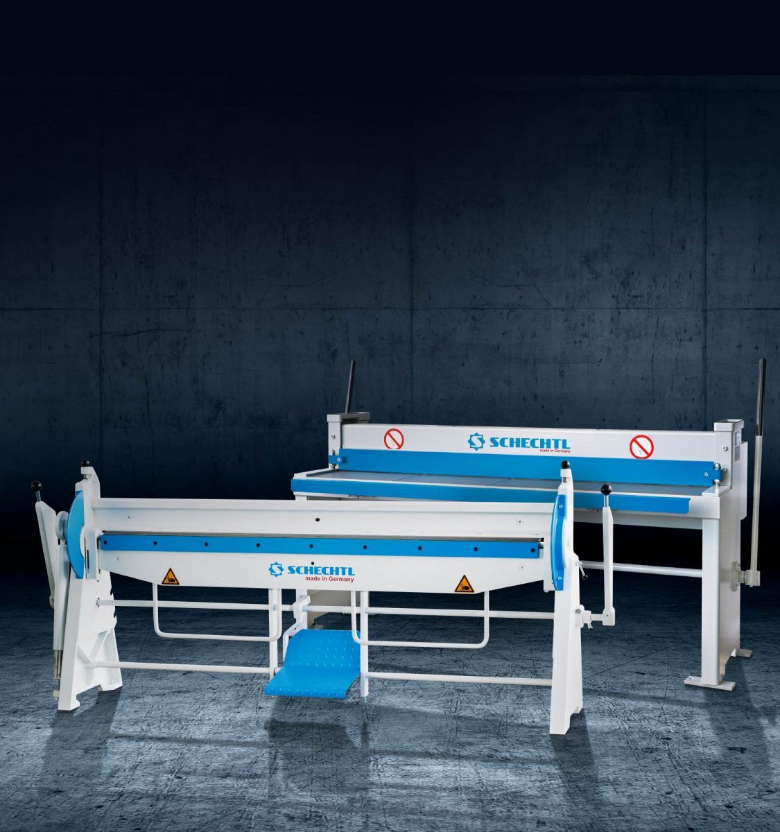 Duo KS 200 Schwenkbiegemaschine und HT 200 Tafelschere - Schechtl